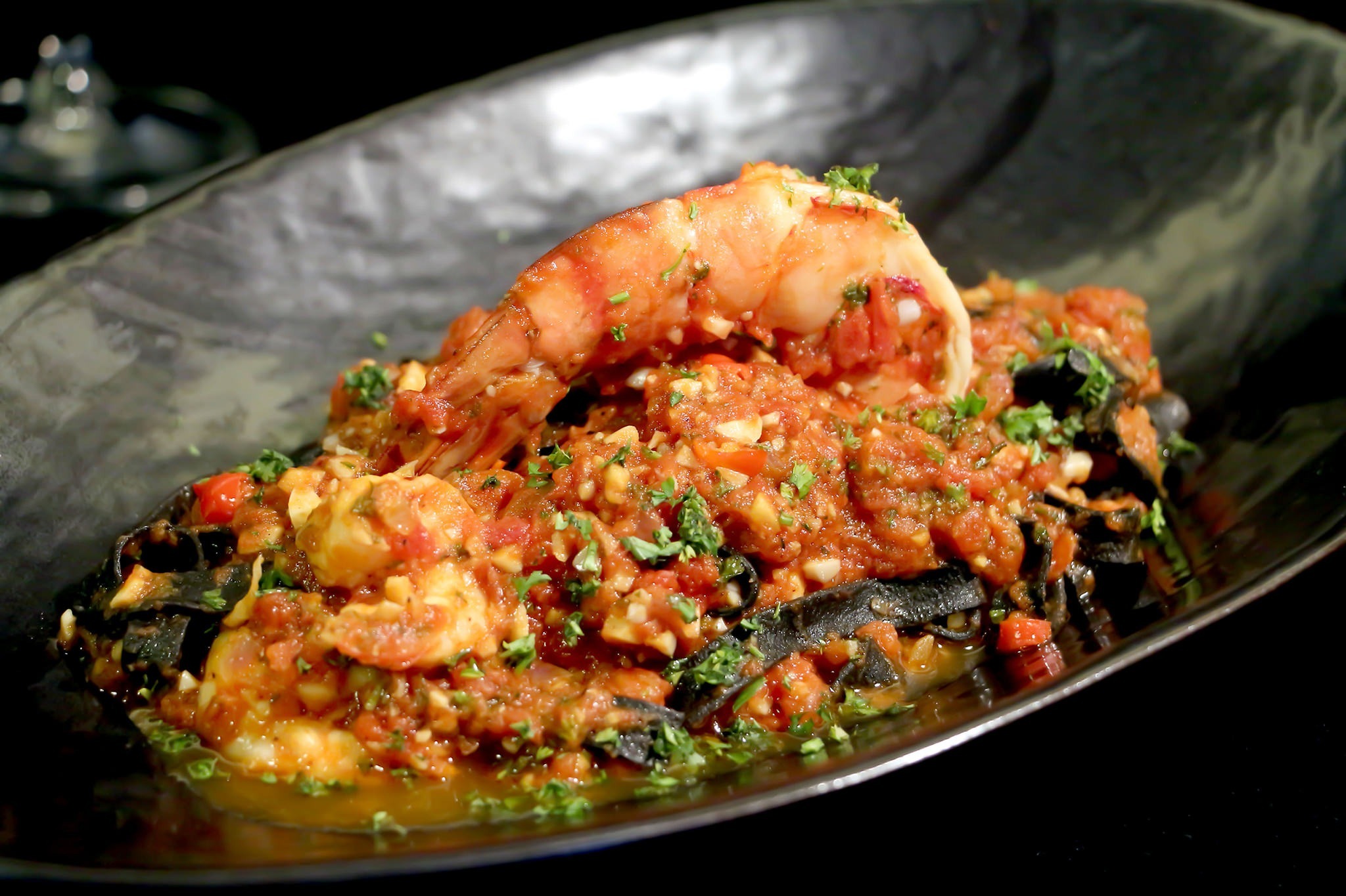 037—FETTUCCINE-AL-NERO-DI-SEPPIA – La Gritta – Italian Restaurant